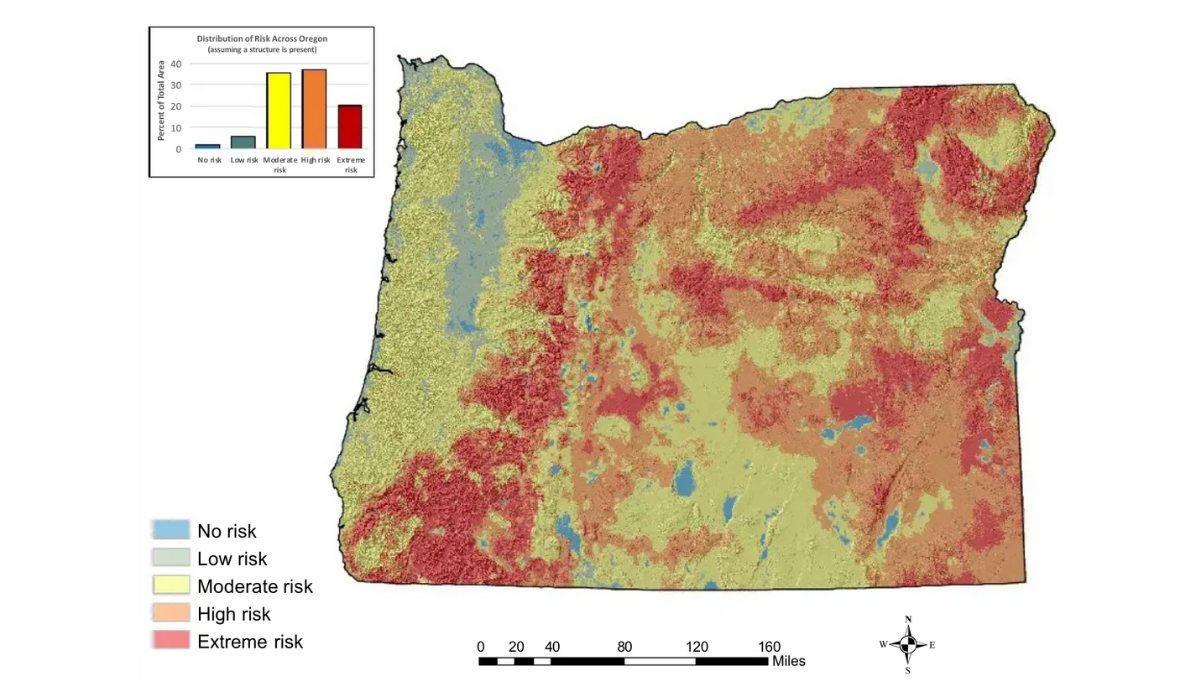 New Oregon map: is your home at risk to fire? - Oregon Forests Forever